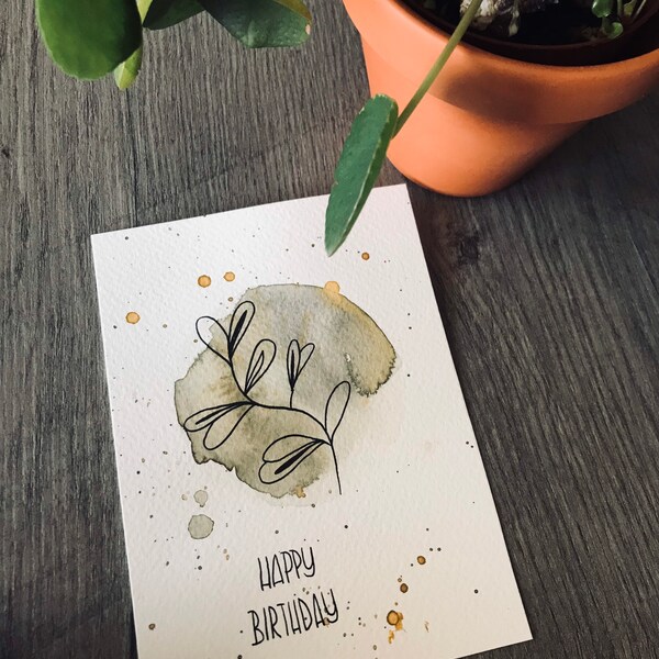 Hand Lettering Card - Etsy