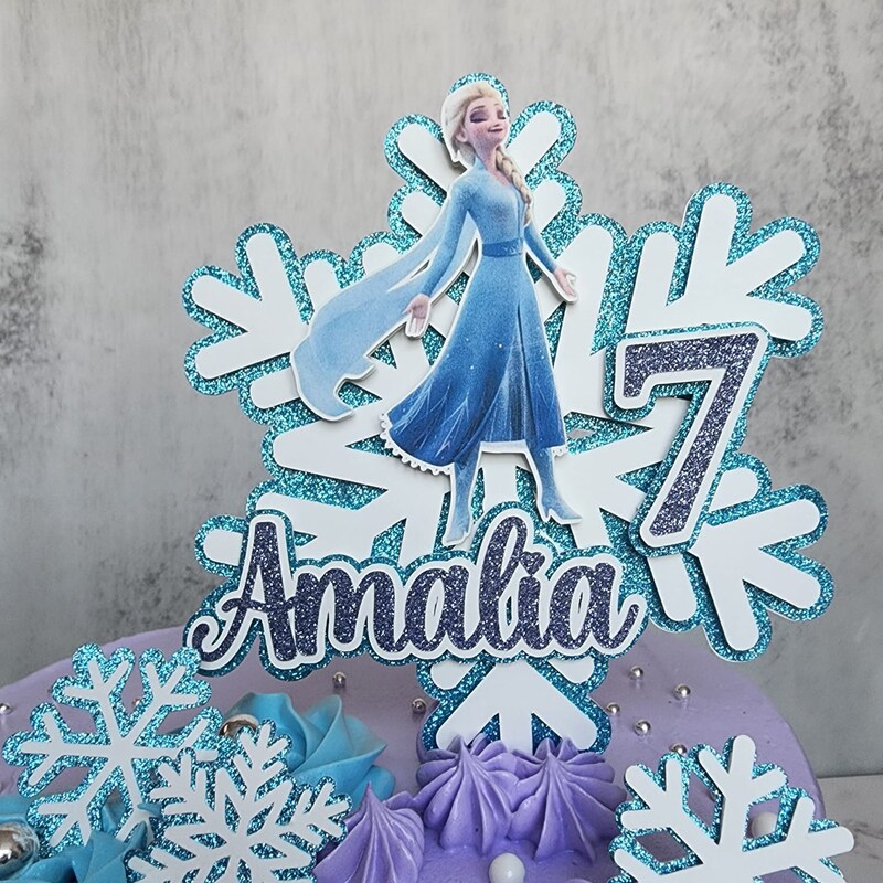 Elsa Cake Topper - Etsy