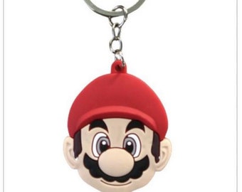 Super Mario Key Chain | Etsy