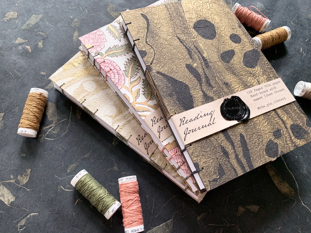 Hand-bound Reading Journal - Etsy