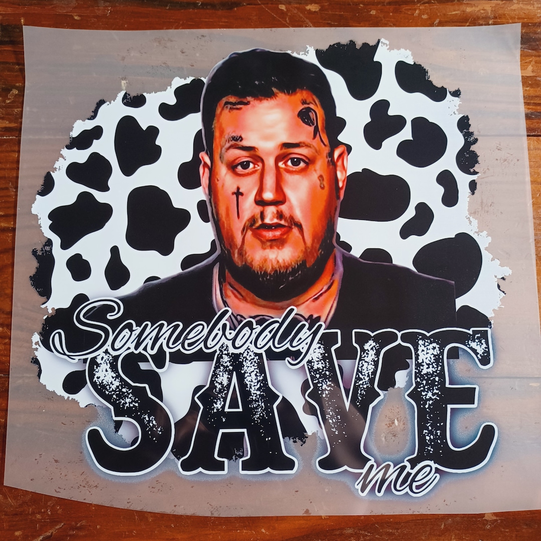 Jelly Roll Somebody Save Me Dtf Transfer - Etsy