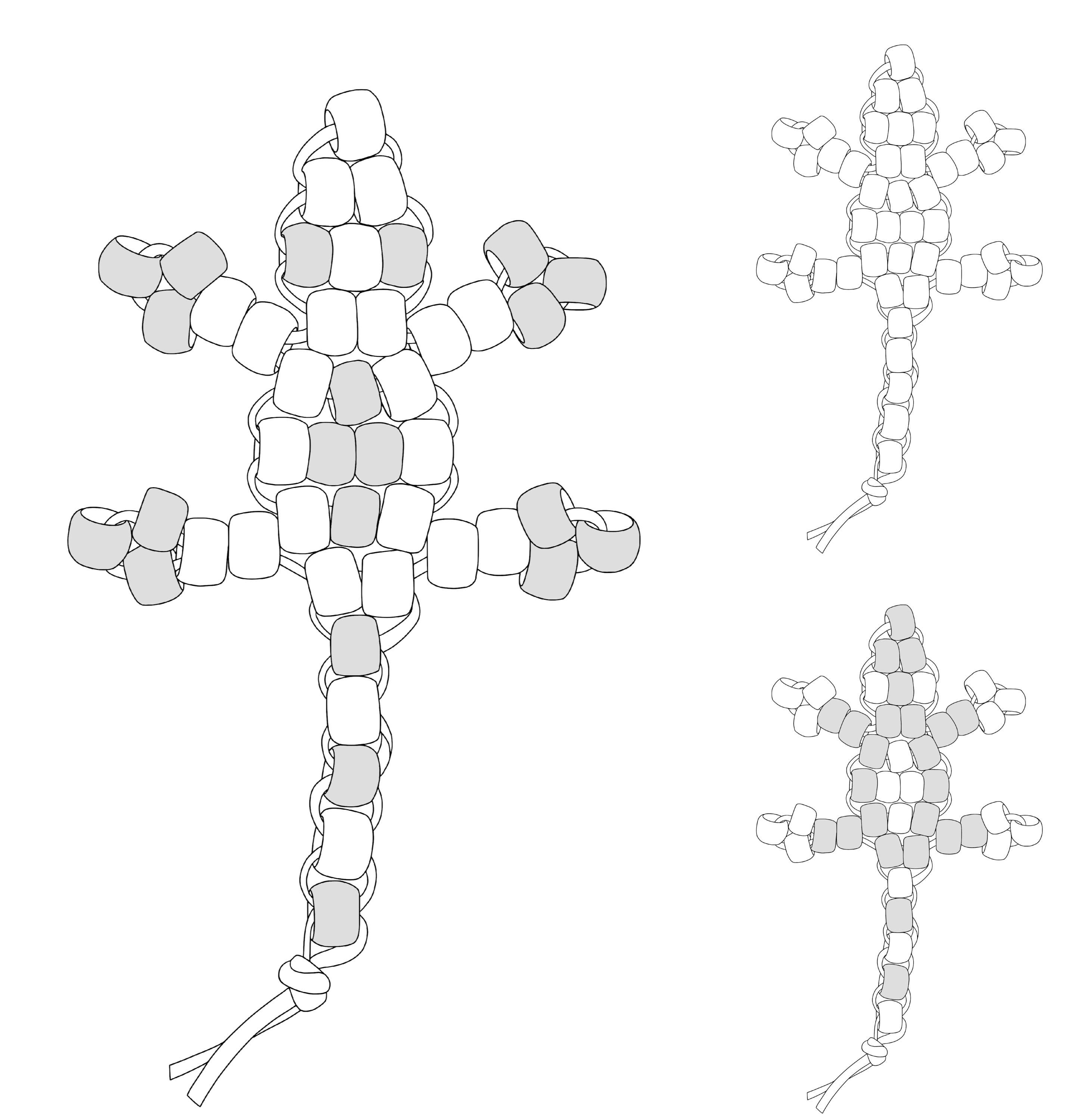 Bead Lizard Coloring Pages/template, Printable, Digital Download, for Kids and Adults, 90s Bead ...