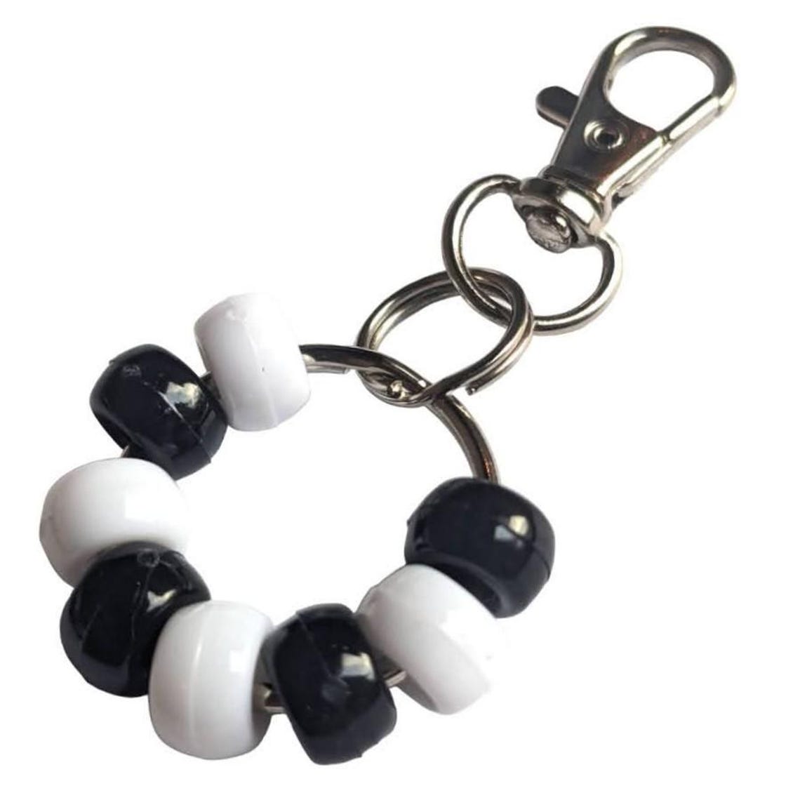 Pony Bead Keychain Fidget With Claw Clasp, Multiple Styles, Sensory Toy ...