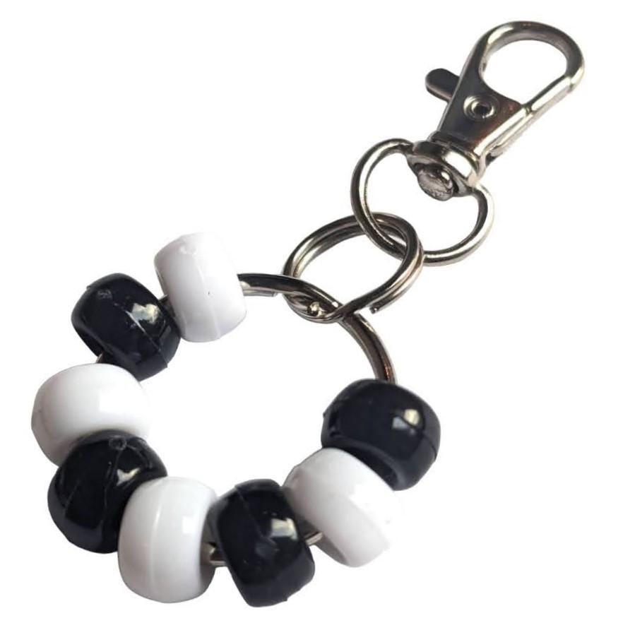 Pony Bead Keychain Fidget With Claw Clasp, Multiple Styles, Sensory Toy ...