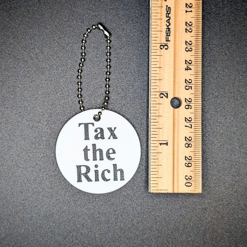 Tax the Rich - Keychain - Etsy