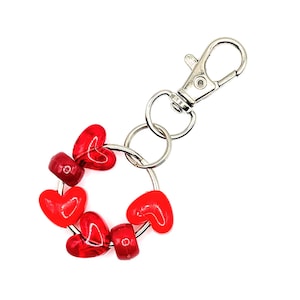 Pony Bead Keychain Fidget With Claw Clasp, Multiple Styles, Sensory Toy ...