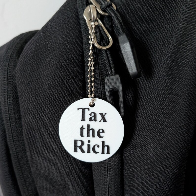 Tax the Rich - Keychain - Etsy