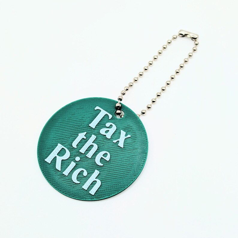 Tax the Rich - Keychain - Etsy
