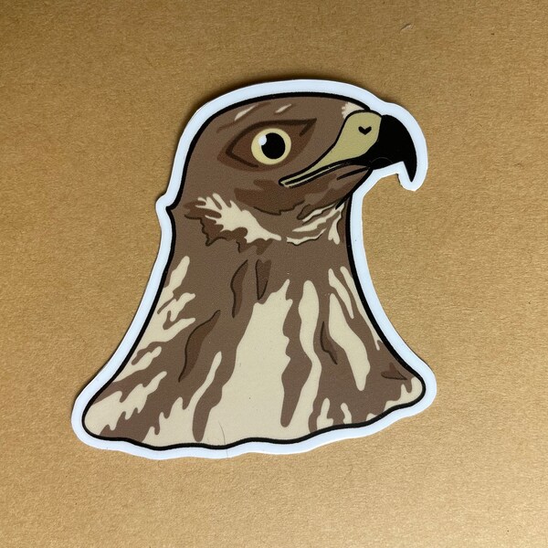 Vinyl Red Tailed Hawk Decal - Etsy