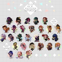 Identity V Survivor Phone Charms | Idv 2” Double-sided Glitter Epoxy ...