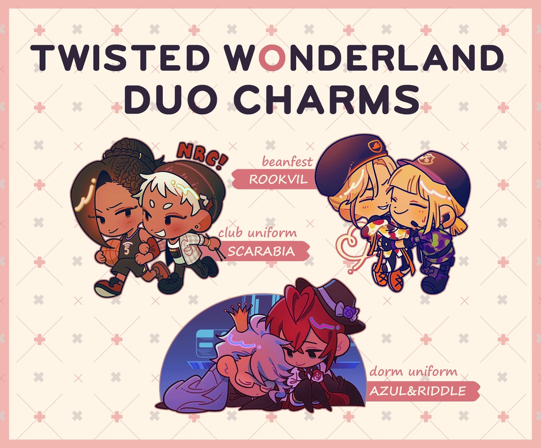 Twisted Wonderland Duo Charms - Etsy