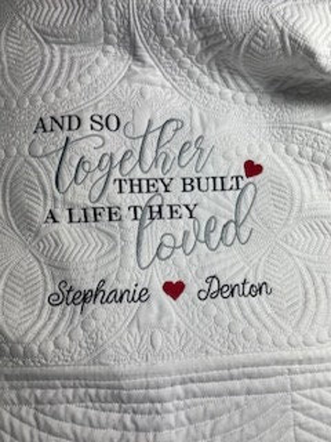 Personalized Heirloom Wedding Quilts - Etsy