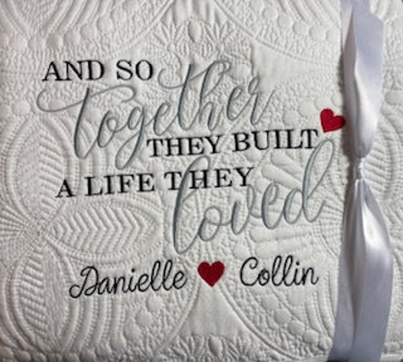 Personalized Heirloom Wedding Quilts - Etsy