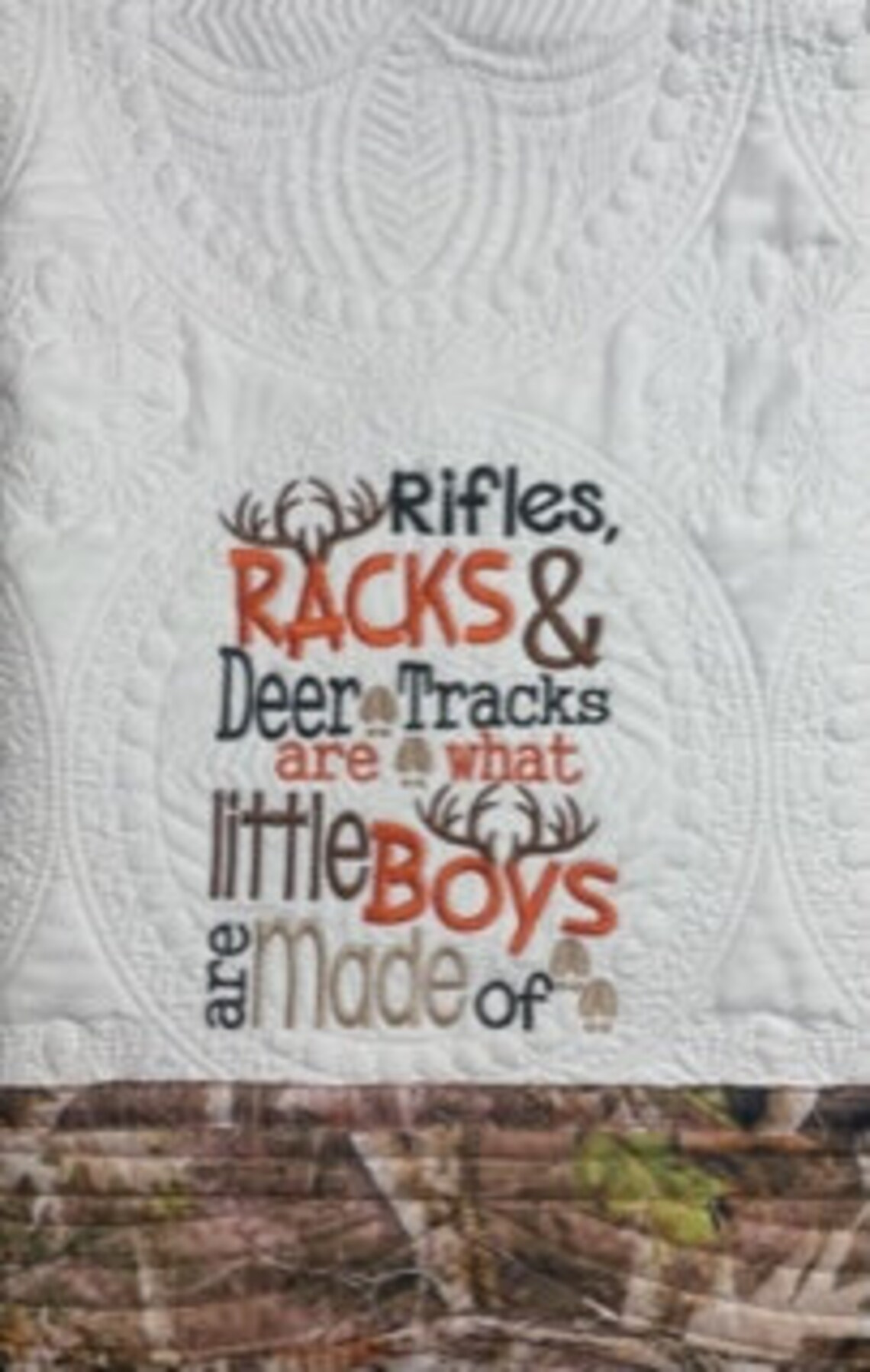 Camo Deer Heirloom Quilt - Etsy