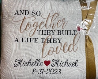 Personalized Heirloom Wedding Quilts - Etsy