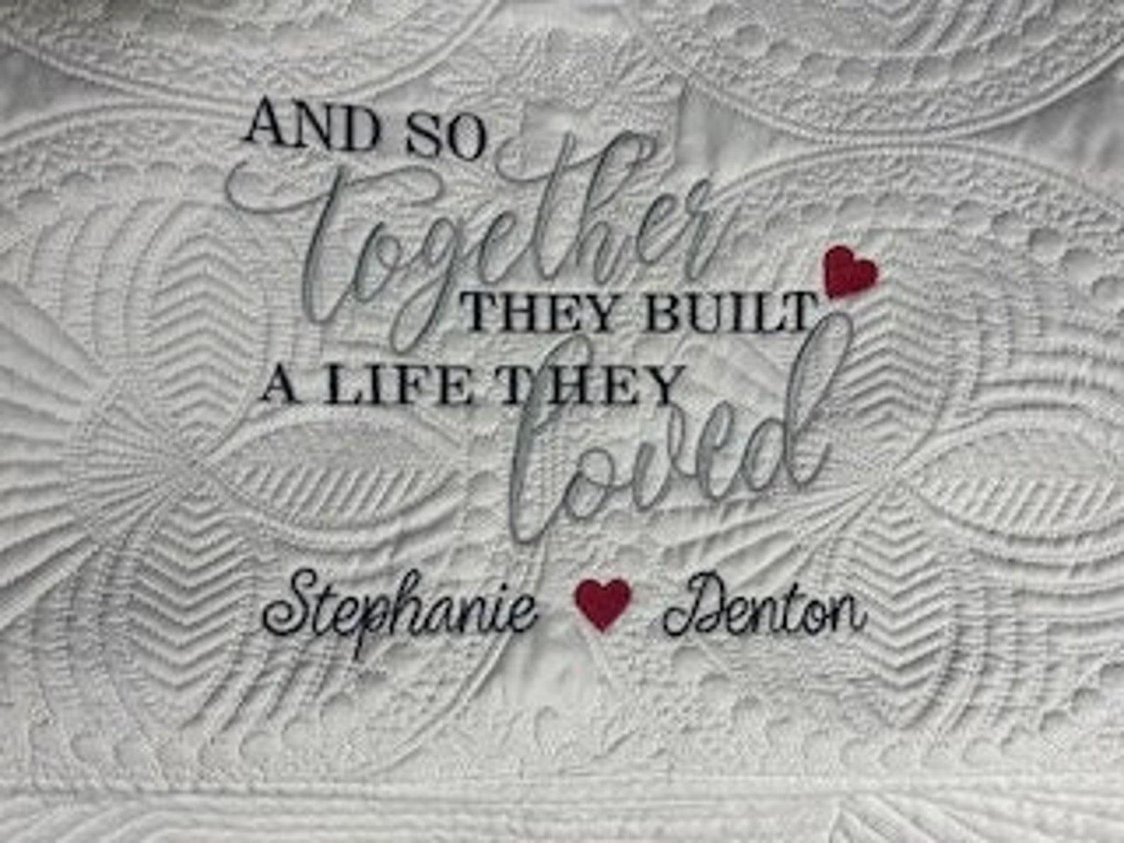 Personalized Heirloom Wedding Quilts - Etsy