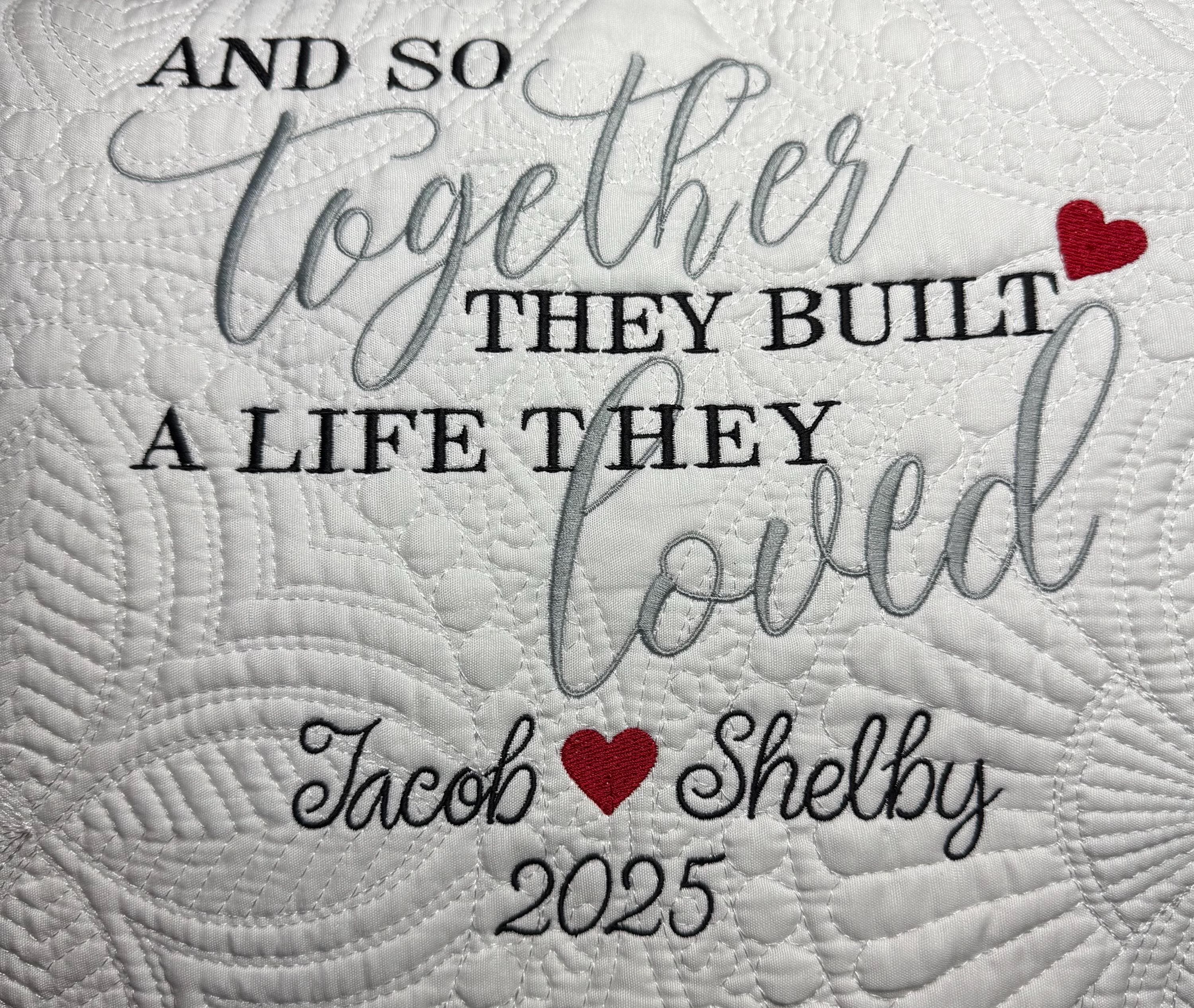 Personalized Heirloom Wedding Quilts - Etsy