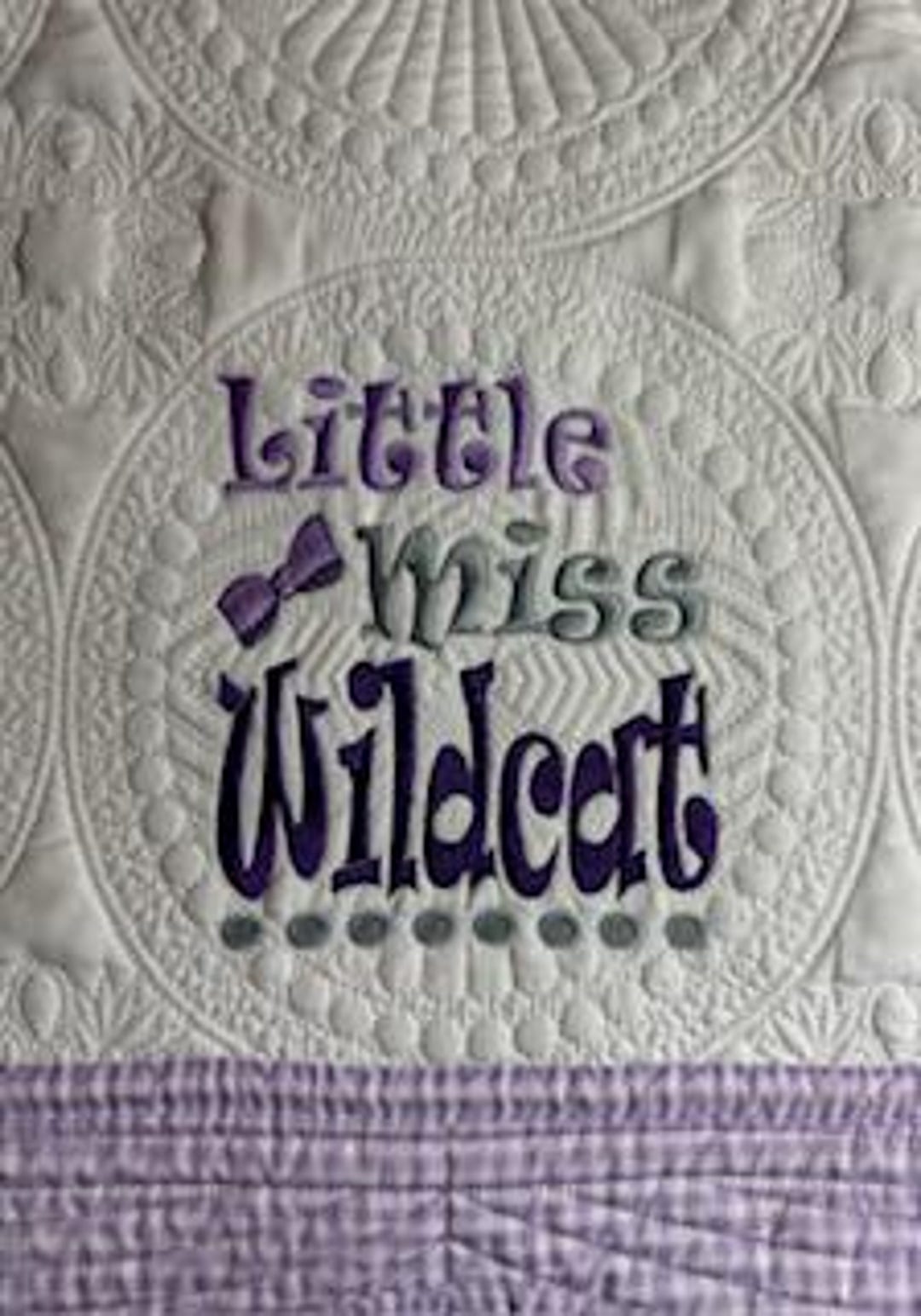 Little Miss Wildcat Heirloom Quilt - Etsy