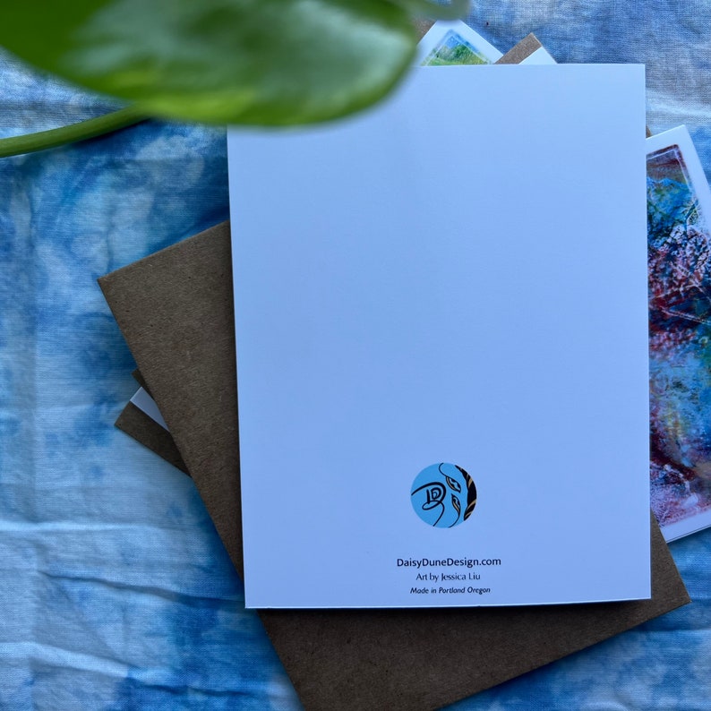 Nature Imprints Leaves Blank Cards Set Birthday Holiday - Etsy