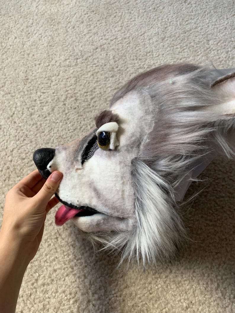 Need Gone Semi Realistic Wolf Fursuit With Tail - Etsy