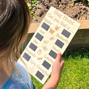 Bug Hunt Checklist, Nature Hunt Board, Nature Walk Kit, Mini Beasts ...