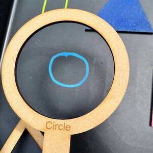 Shape Toys, Wooden Shape Finders, Shape Wands, Preschool Learning ...