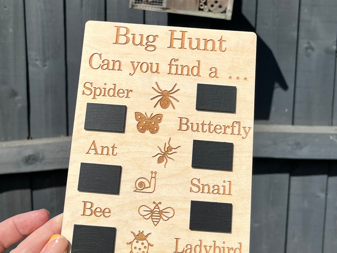 Bug Hunt Checklist, Nature Hunt Board, Nature Walk Kit, Mini Beasts ...