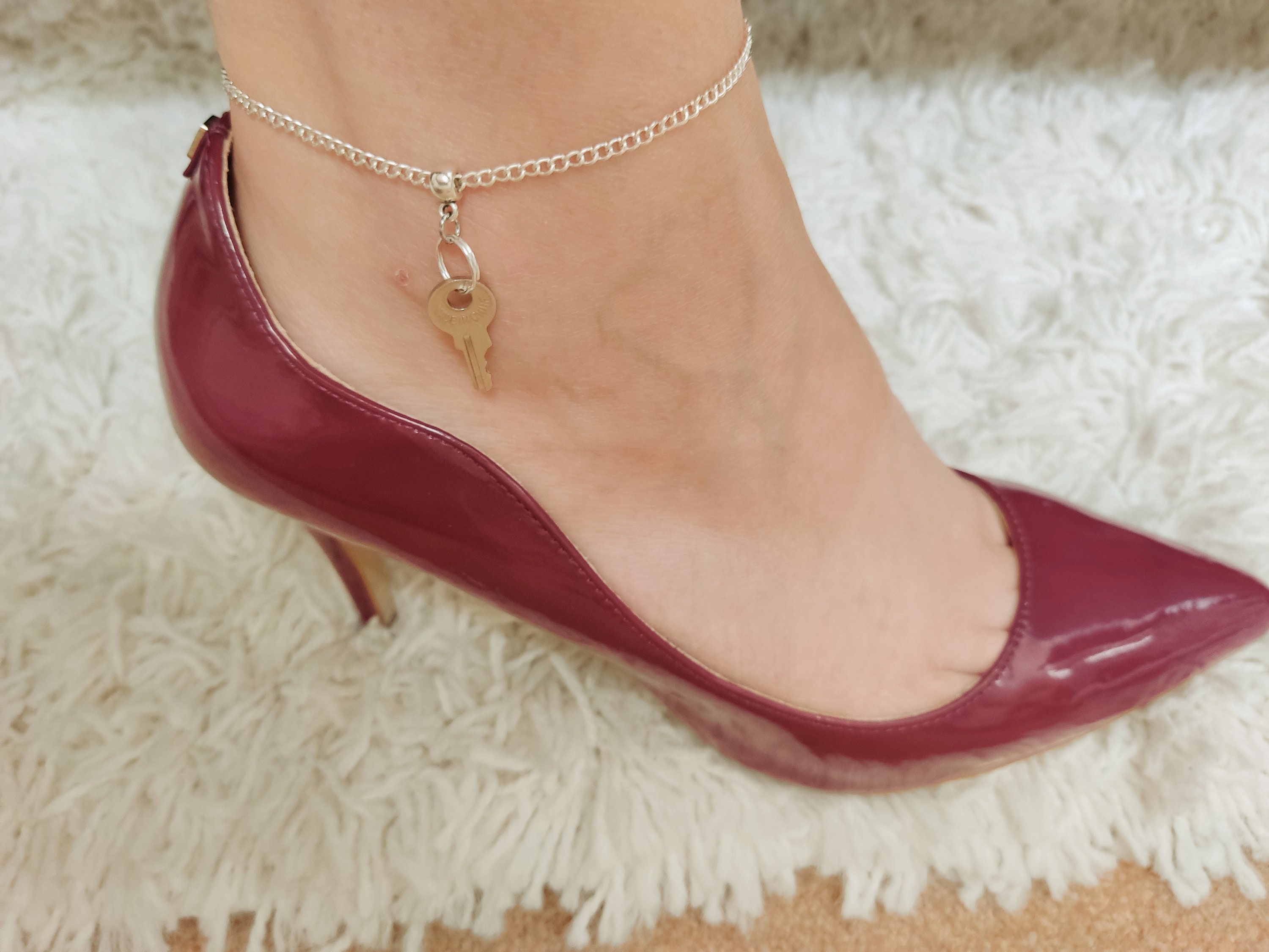 Keyholder Keyring Hotwife Anklet Jewelery Bracelet Fetish Cuckold ...