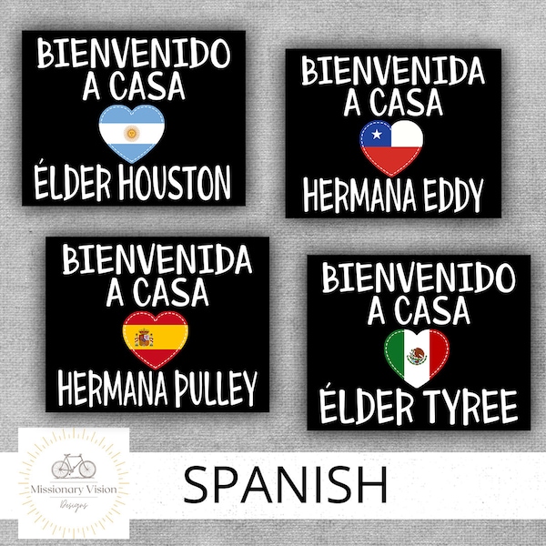 Spanish Welcome Sign - Etsy