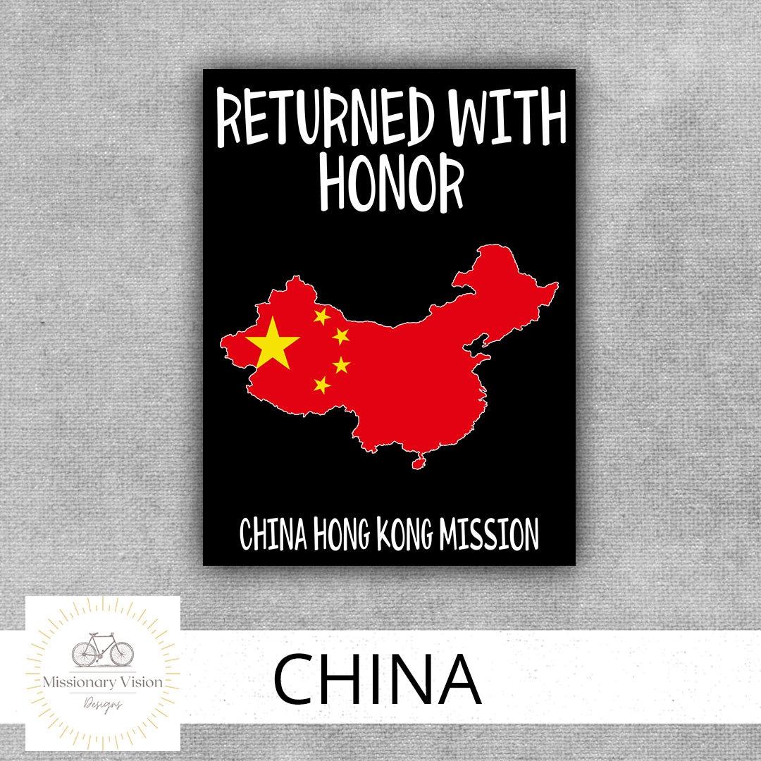 China Asia Mission, Welcome Home Poster, Returned With Honor - Etsy