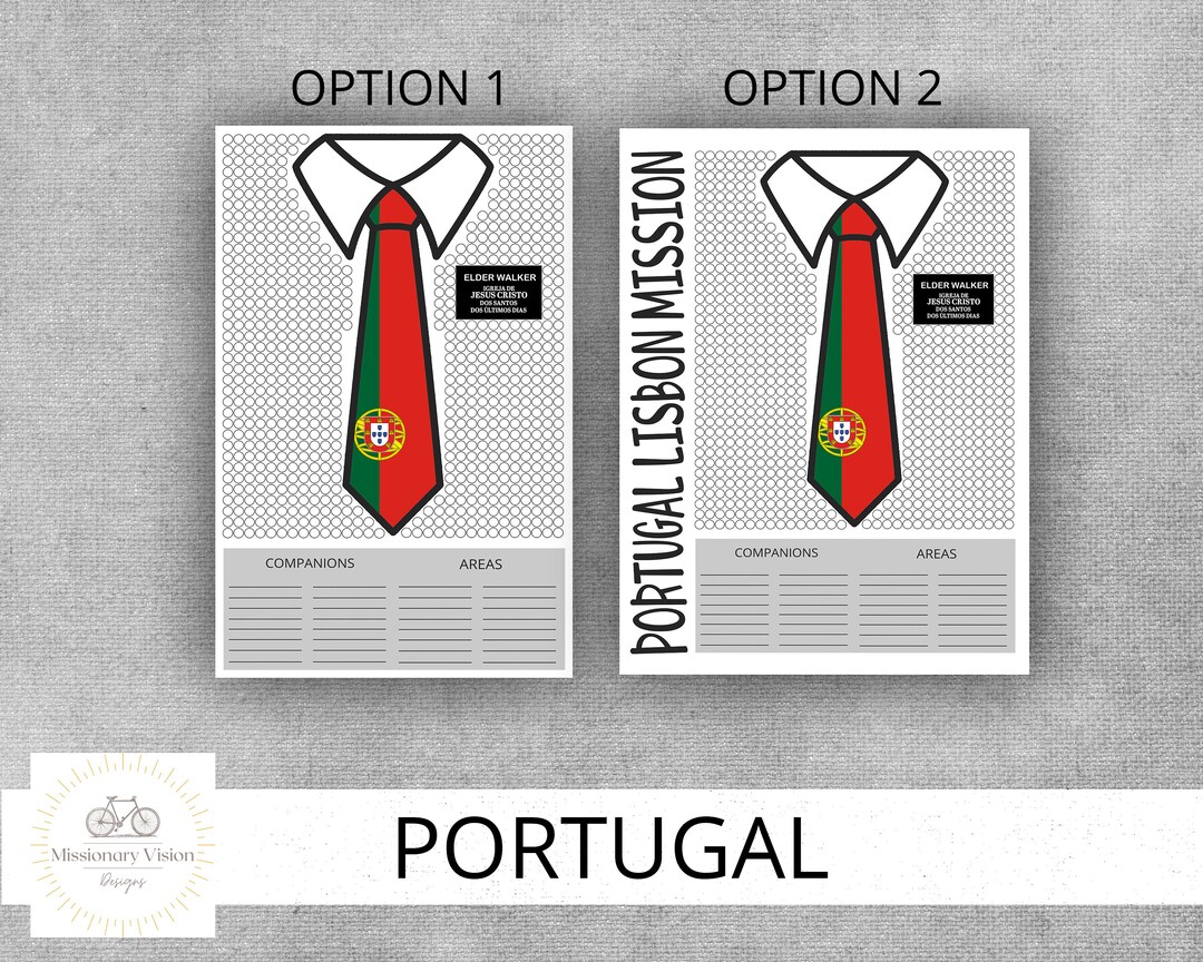 Portugal Mission, Elder Missionary Countdown - Etsy