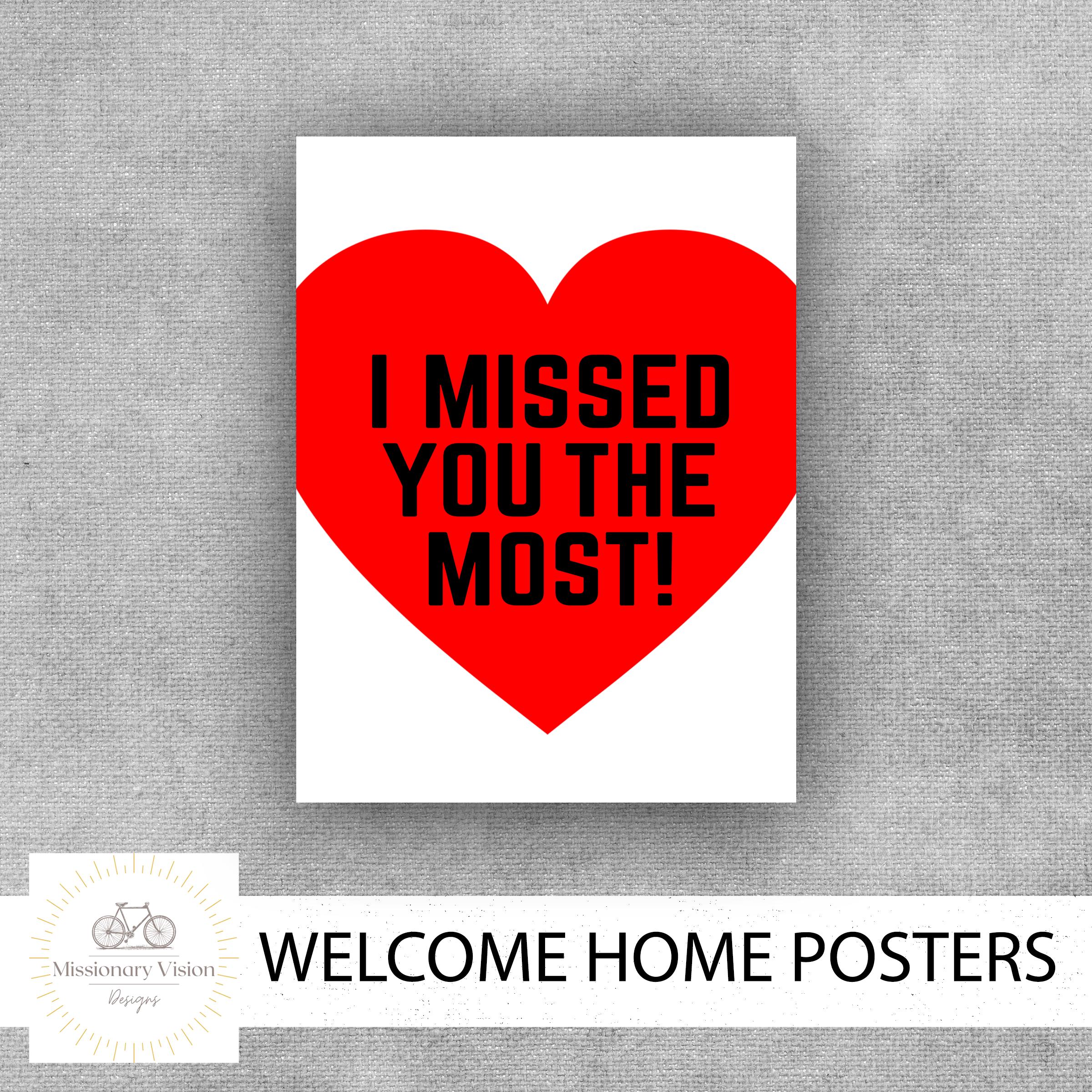 LDS Missionary Welcome Home Poster Bundle | 10 Printable Poster Designs ...