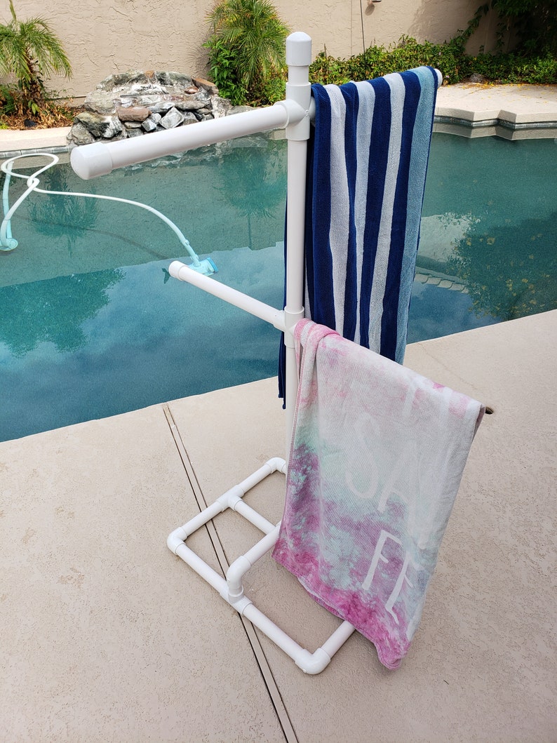 Pool Towel Rack - Etsy