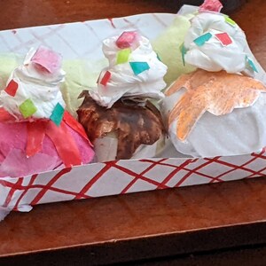 Banana Split Ice Cream Model Toy - Etsy