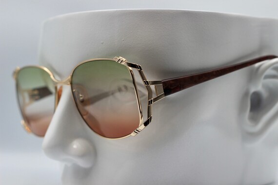 Optus 90’s women vintage sunglasses triple lenses NOS - Gem