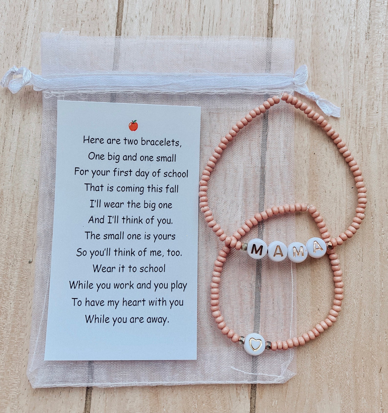 Back to School Bracelet Set - Etsy