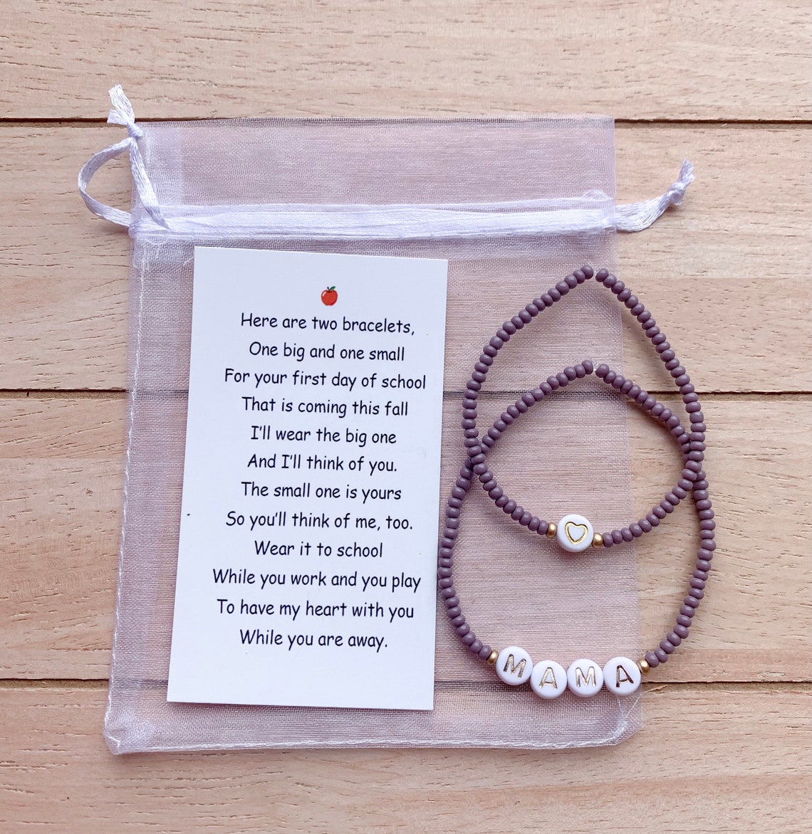 Back to School Bracelet Set - Etsy