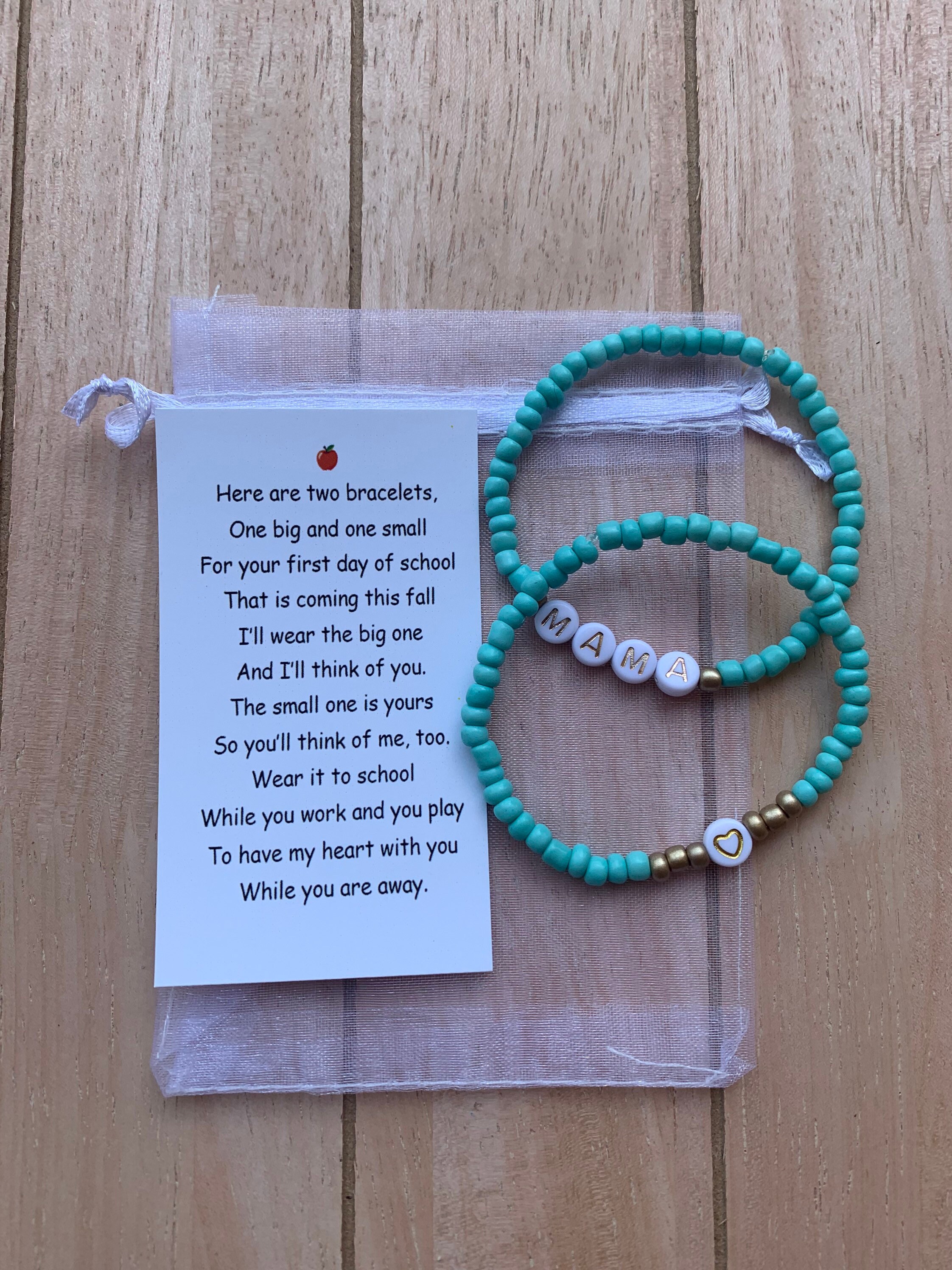 Back to School Bracelet Set - Etsy