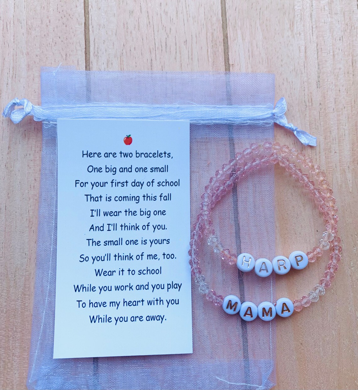 Back to School Bracelet Set - Etsy