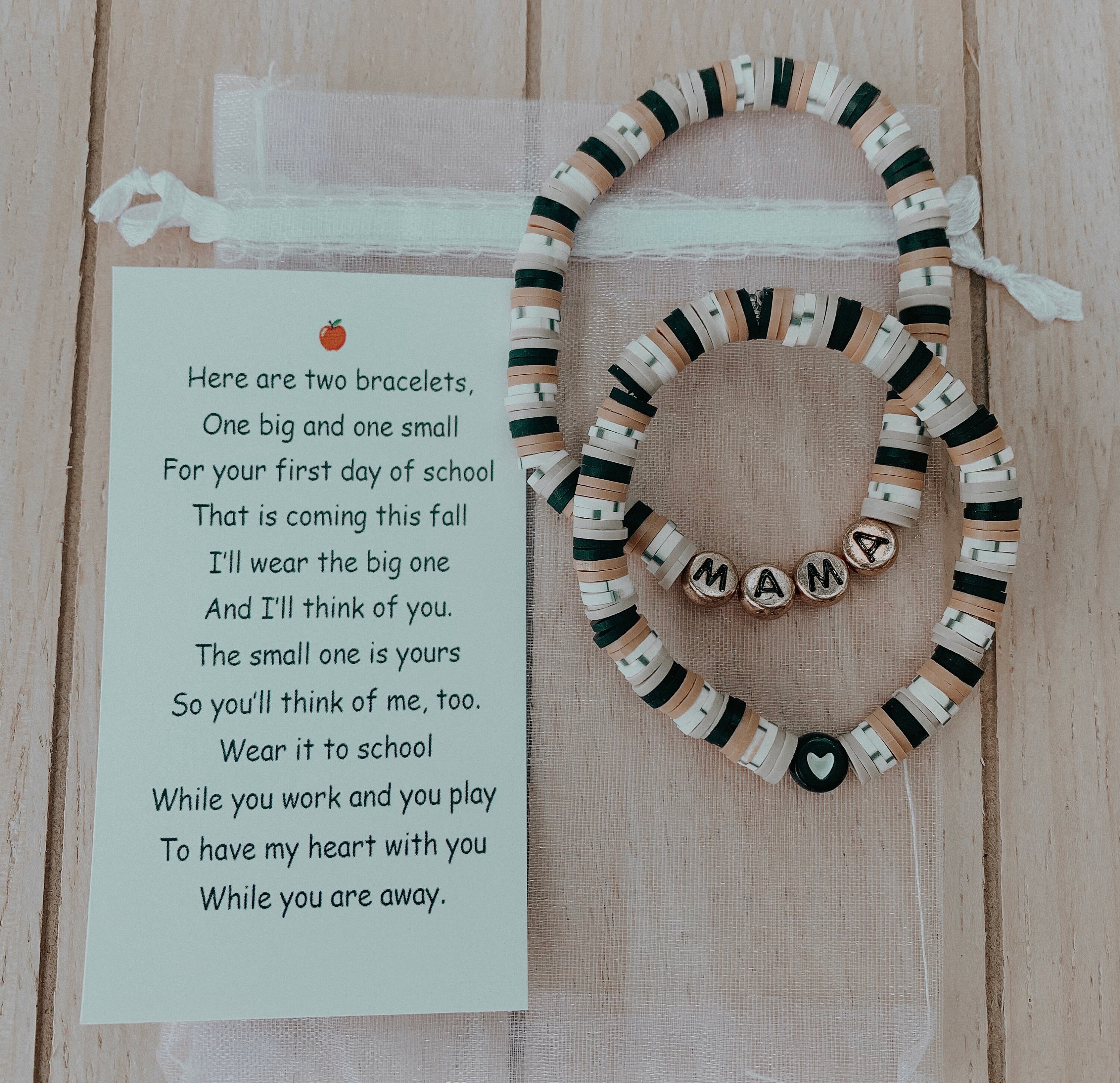 Back to School Bracelet Set - Etsy