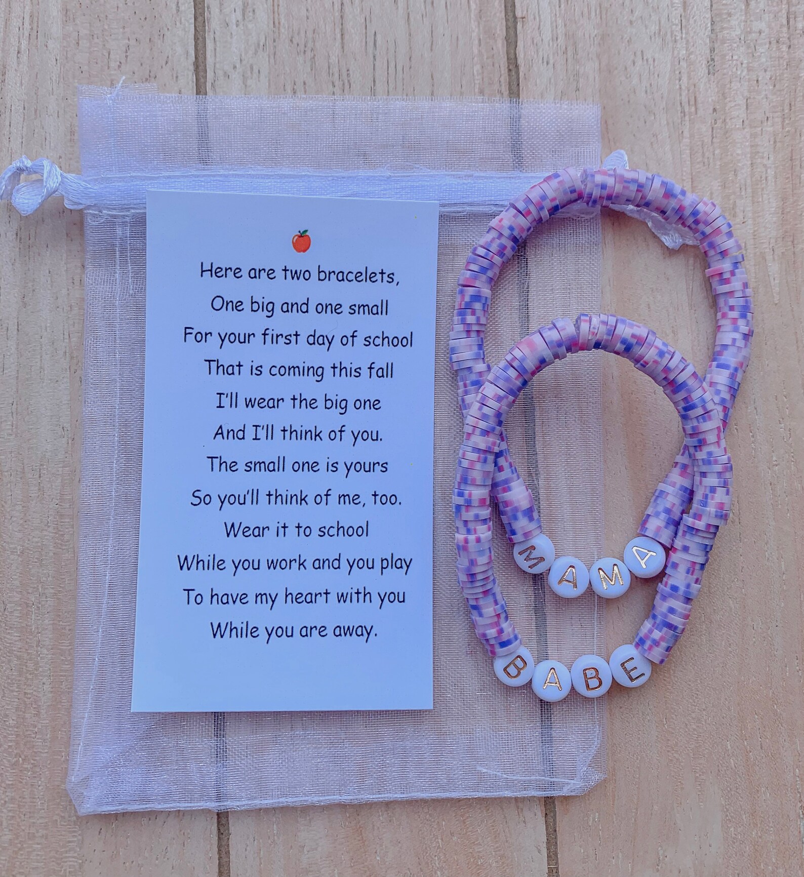 Back to School Bracelet Set - Etsy