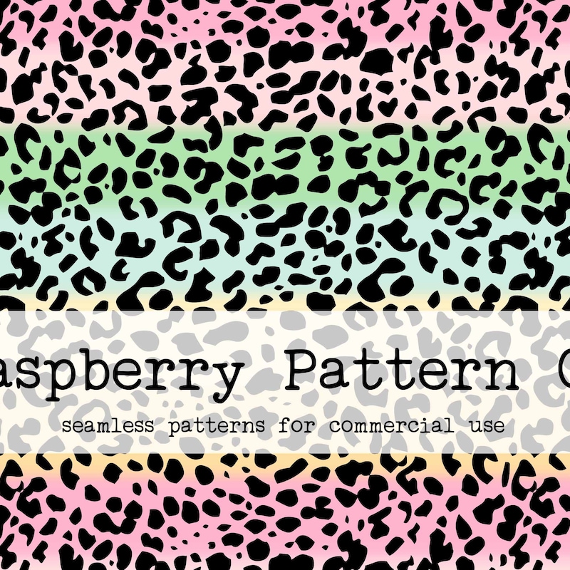 Pastel Leopard Print - Etsy