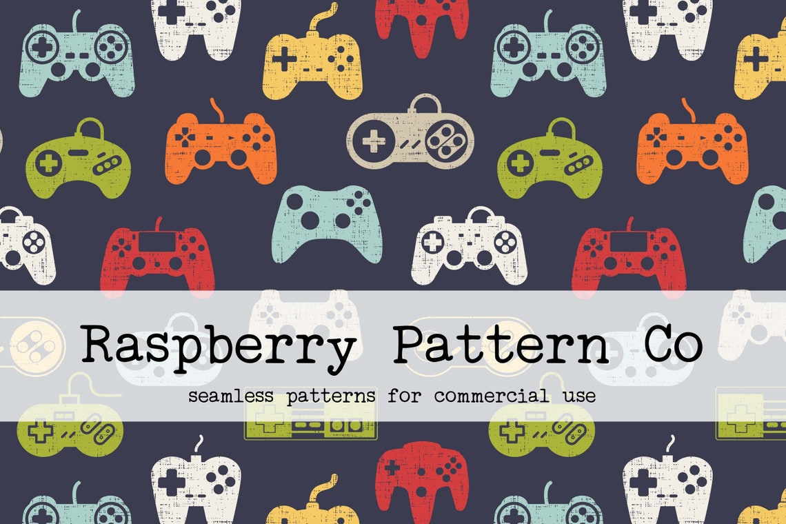 Gamer Seamless Pattern for Commercial Use Video Game Seamless - Etsy