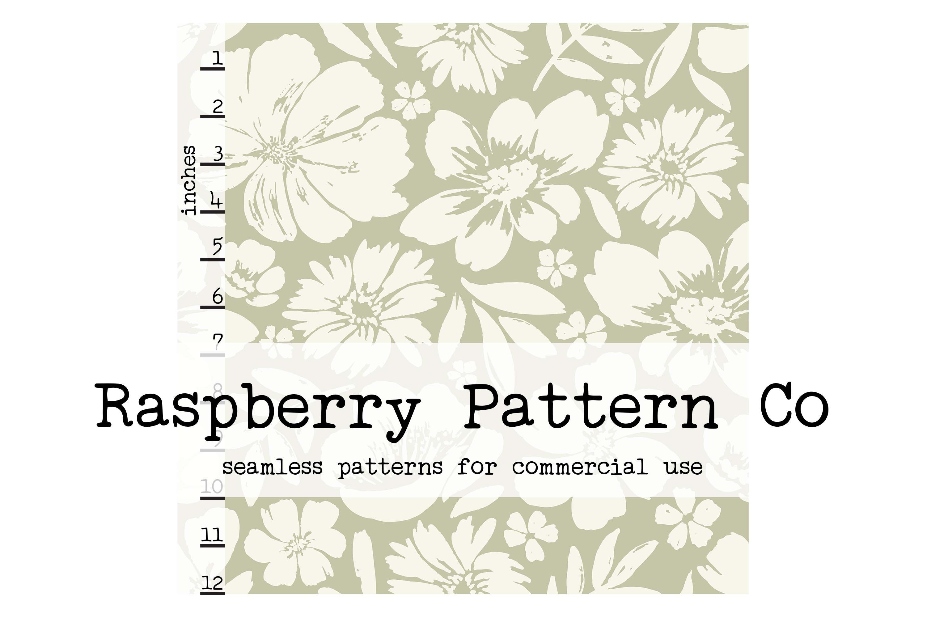 Cottage Core Neutral Vintage Boho Floral Seamless Pattern for - Etsy