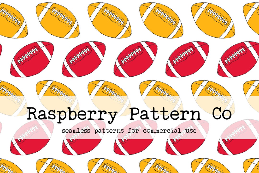 Football Red and Gold Seamless File for Commercial Use, American ...