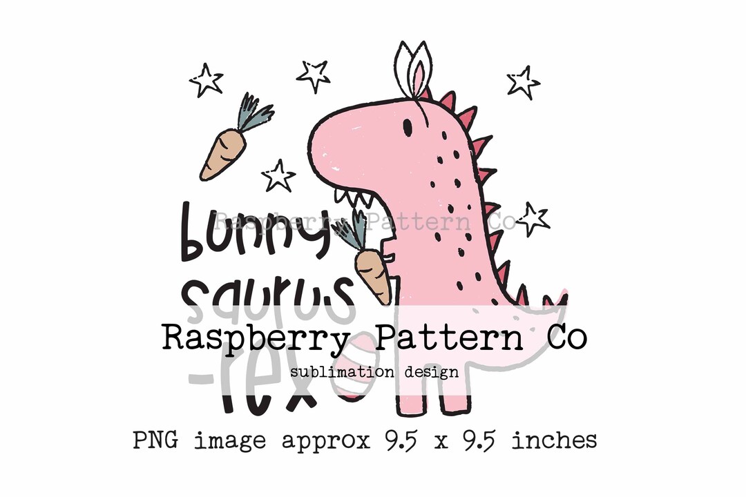 Bunnysaurus Rex Easter Dino PNG, Easter Dinosaur Boho Neutral ...