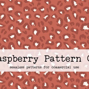 Clip Art & Image Files Burgundy Cheetah Animal print Seamless Repeat ...