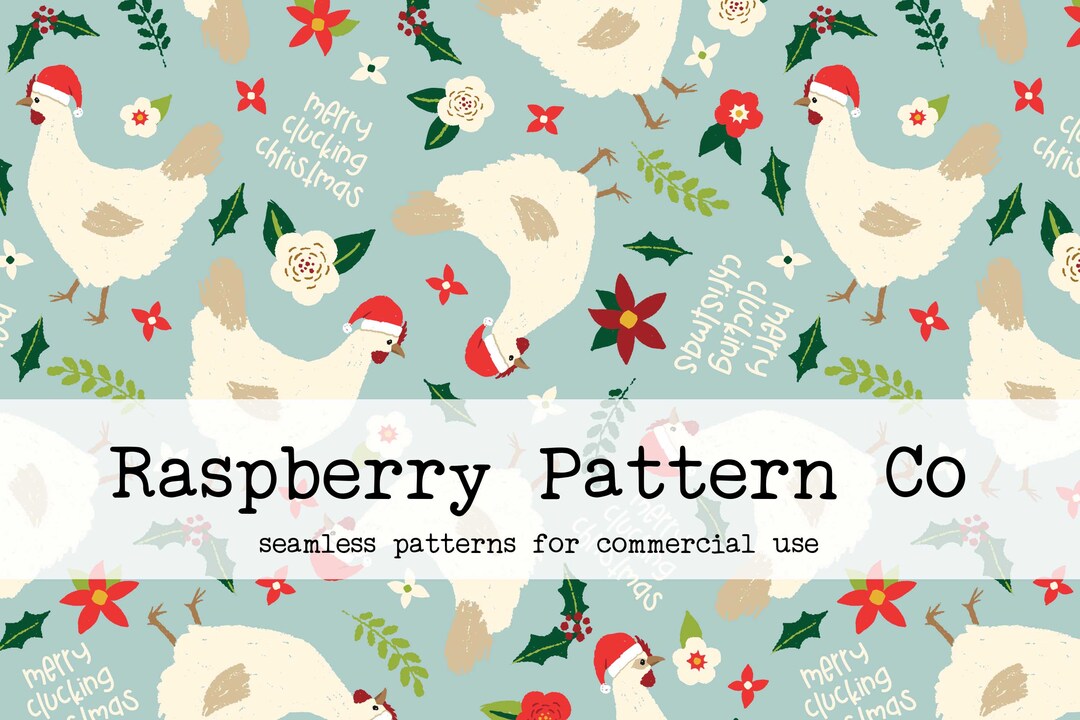 Christmas Seamless Pattern for Commercial Use, Christmas Seamless ...
