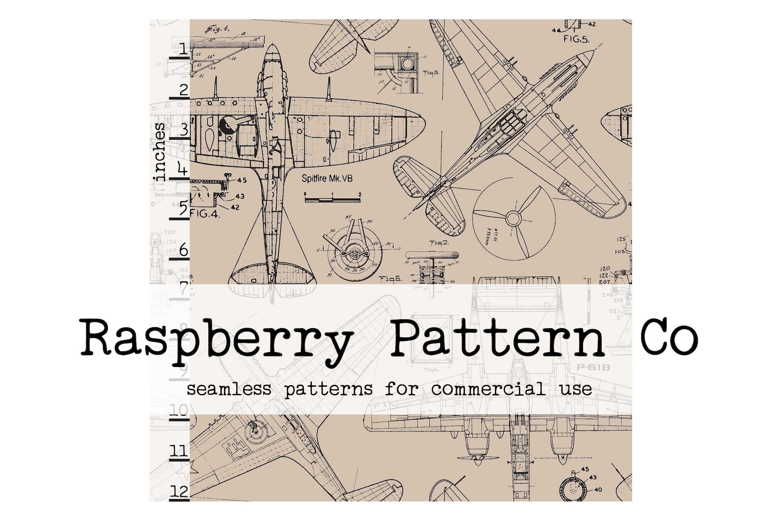 Airplane Seamless Pattern for Commercial Use Plane Seamless - Etsy