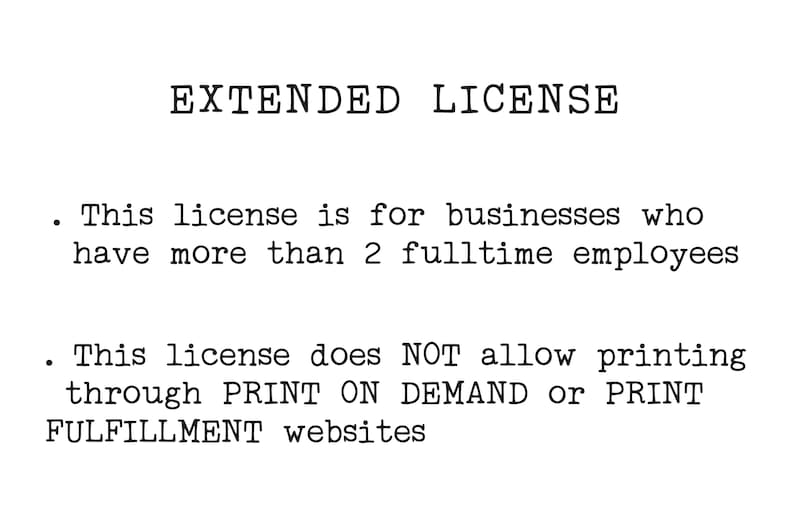 Extended Commercial License for Any ONE Design in Raspberry - Etsy